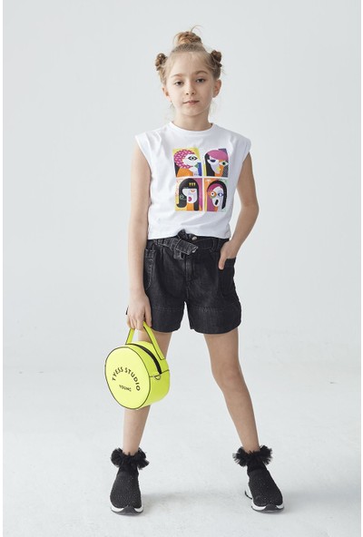 B&G Store Kız Çocuk Jean Şort