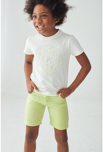 B&G Store Erkek Çocuk Yeşil Şort