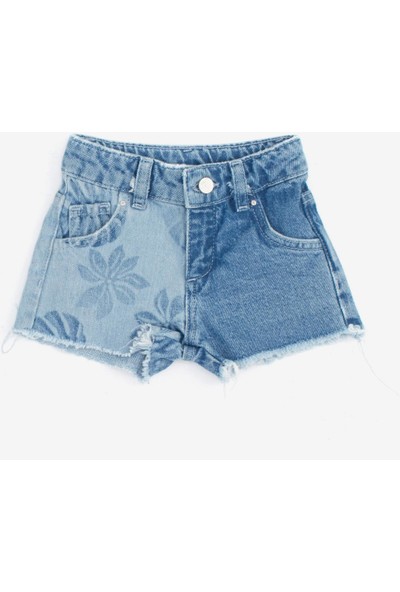 B&G Store Kız Bebek Jean Şort