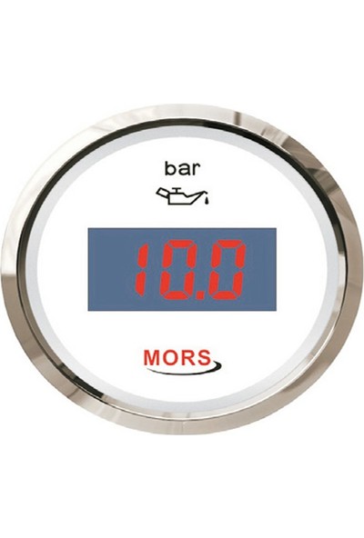 Mors Dijital Devir Göstergesi 4000 Rpm 12-24V Beyaz Mors Dijital Devir Göstergesi 4000 Rpm 12-24V Beyaz