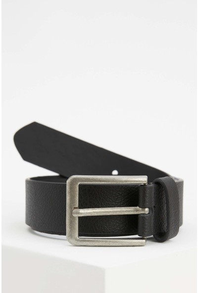 DeFacto Erkek Suni Deri Dikdörtgen Toka Jean Kemeri V2141AZNS DeFacto Erkek Suni Deri Dikdörtgen Toka Jean Kemeri V2141AZNS