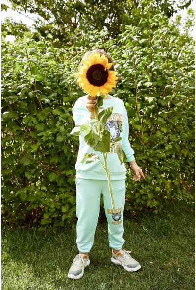 DeFacto Erkek Çocuk Regular Fit Baskılı Jogger Eşofman Altı W6250A621WN