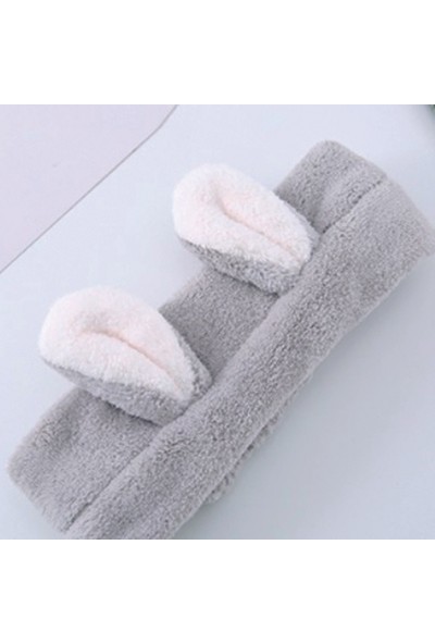 Yoyoso Sevimli Tavşan Saç Toplama Bandı Tacı Gri CE0100072