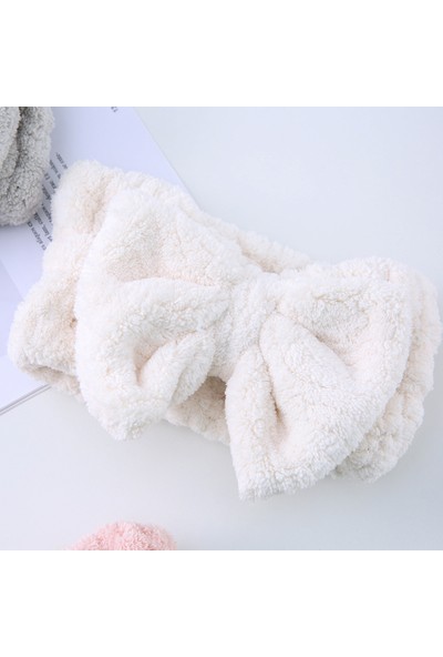 Yoyoso Fiyonklu Çizgili Saç Toplama Bandı Tacı Gri CE0100076