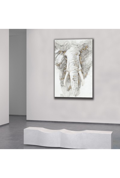 Olga Çerçeve Fil Yağlı Boya Tablo Olga Çerçeve Fil Yağlı Boya Tablo