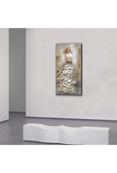 Olga Çerçeve Kadın Figürlü Yağlı Boya Tablo