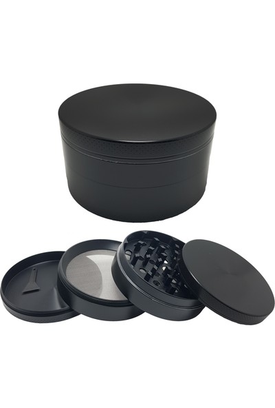 Falconetti Siyah 75 Mm. 4 Katlı Grinder Herbal Öğütücüsü Parçalayıcı RB82SY