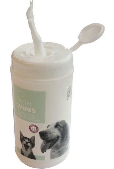 M-Pets Kedi/köpek Diş Temizleme Mendili 40LI