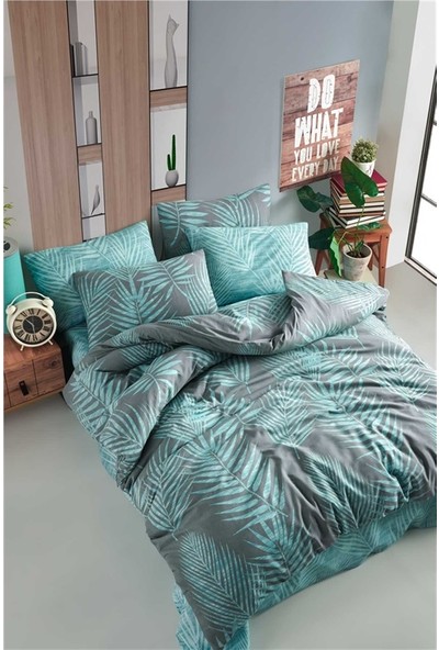 HerdaimModa Pamuklu Yorganlı Nevresim Takımı ( Çift Kişilik Uyku Seti ) (Kutulu)