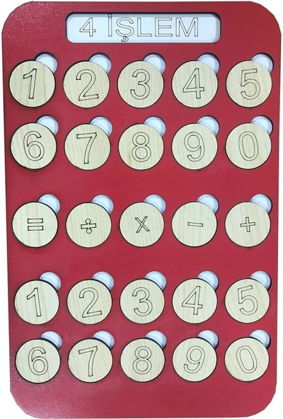 Farbu Oyuncak Kırmızı 4 Işlem 25 Pcs Eğitici Ahşap Puzzle FBP24 Farbu Oyuncak Kırmızı 4 Işlem 25 Pcs Eğitici Ahşap Puzzle FBP24