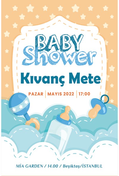 Ycl Basım Çocuk Doğum Günü Davetiyesi