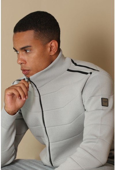 Lufian Alpin Erkek Hırka Siyah