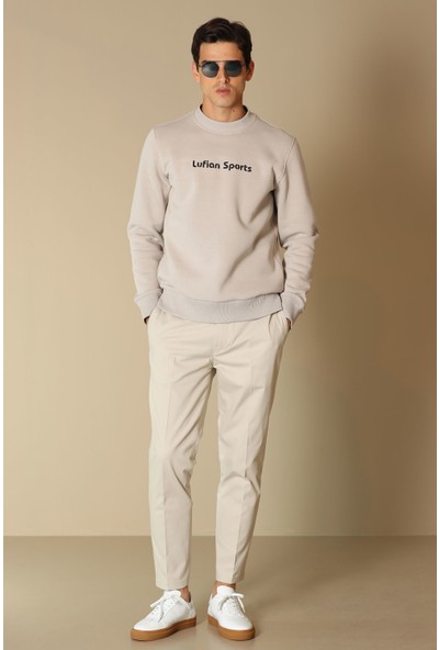 Lufian Star Erkek Sweatshirt Siyah