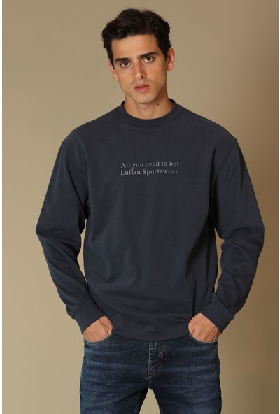 Lufian Orsa Erkek Sweatshirt Siyah
