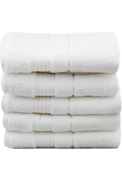 Özdilek 5'li Trendy 50 x 90 cm Havlu Beyaz