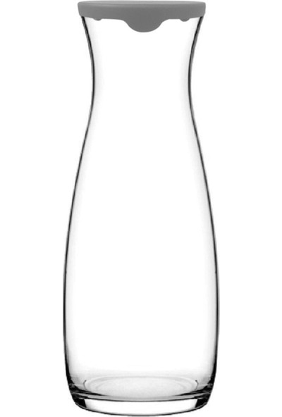 Paşabahçe Gri Kapaklı Amphora Karaf Sürahi, Cam Sürahi 1180 cc