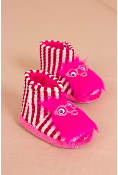Wovs Çocuk Pembe-Beyaz Hareketli Gözlü Anaokulu Kreş Panduf Ev Botu Wovs Çocuk Pembe-Beyaz Hareketli Gözlü Anaokulu Kreş Panduf Ev Botu
