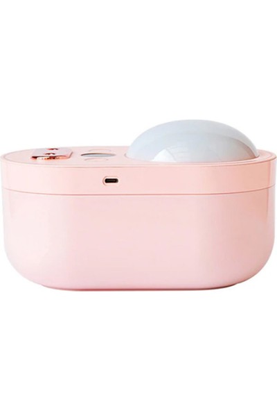 Powertiger 1000 ml Çocuk Odası Için Double Spray Hava Nemlendirici Buhar Makinası LED Işıklı Humidifier