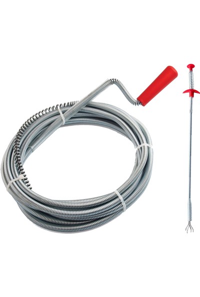 Mastercare Eugene 5 mt Kanal Açma Spirali Kıskaçlı Tıkanık Açıcı Seti 715264 Mastercare Eugene 5 mt Kanal Açma Spirali Kıskaçlı Tıkanık Açıcı Seti 715264