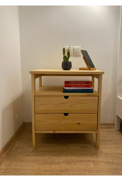 Aksöz Tasarım Ahşap Komodin