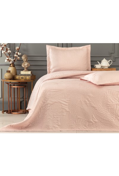 Madame Coco Elodie Çift Kişilik Yatak Örtüsü - Pudra Madame Coco Elodie Çift Kişilik Yatak Örtüsü - Pudra