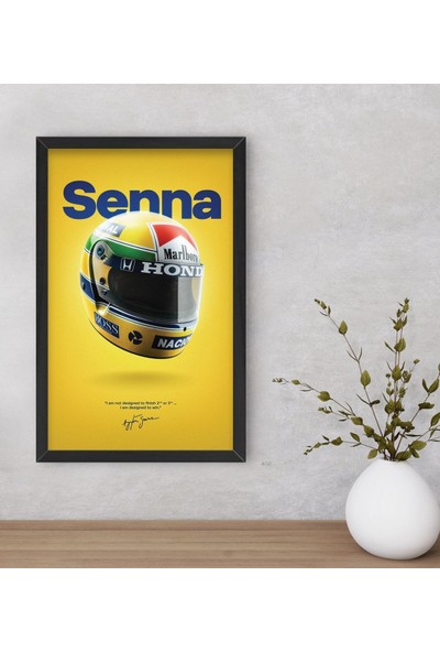 Bk Gift F1 Senna Tasarımlı Dekoratif Ahşap Siyah Çerçeveli Tablo-1 Bk Gift F1 Senna Tasarımlı Dekoratif Ahşap Siyah Çerçeveli Tablo-1