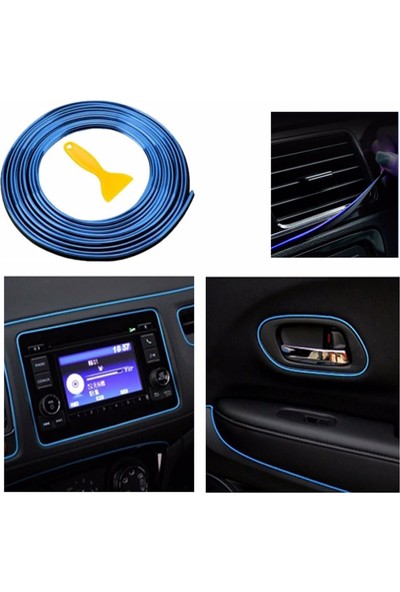 Bibizde Mavi Araba Trim Bandı Oto Dekorasyon Şeridi 5 Metre Şerit Bant Bibizde Mavi Araba Trim Bandı Oto Dekorasyon Şeridi 5 Metre Şerit Bant