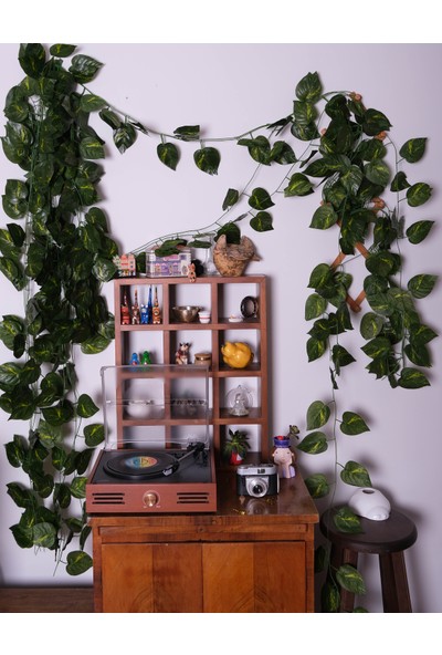 Dekoratif Yeşil Yapraklı Yapay Sarmaşık 230 cm