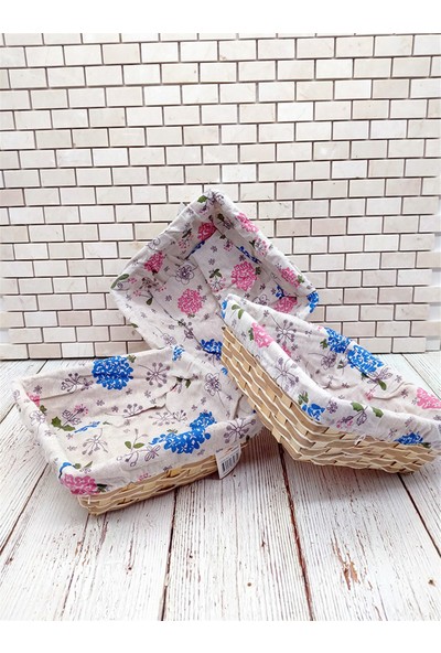 3er Ithalat Kare Bezli Ekmek Sepeti