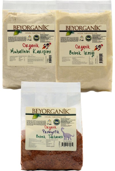 Beyorganik Organik Mini Ek Gıda Kiti +6 Ay Beyorganik Organik Mini Ek Gıda Kiti +6 Ay