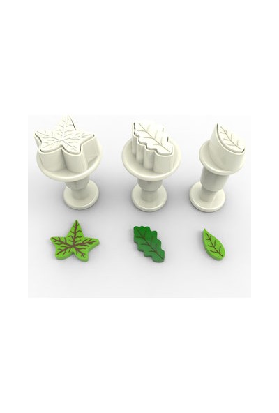 Pasta Works Yapraklar 3'lü Mini Basmalı Kopat Pasta Works Yapraklar 3'lü Mini Basmalı Kopat