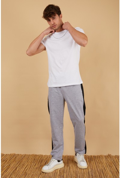 Twenty3 Erkek Regular Fit Panelli Düz Paça Eşofman Altı Twenty3 Erkek Regular Fit Panelli Düz Paça Eşofman Altı