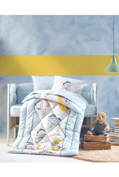Cotton Box Ranforce Bebek Uyku Seti Bear Mavi Cotton Box Ranforce Bebek Uyku Seti Bear Mavi