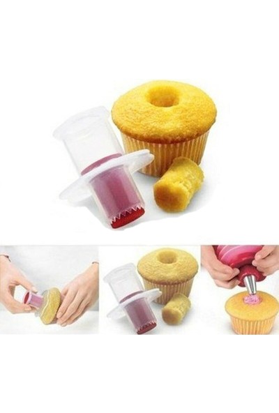 Pasta Works Cupcake Delici ve Oyucu Aparat Pasta Works Cupcake Delici ve Oyucu Aparat