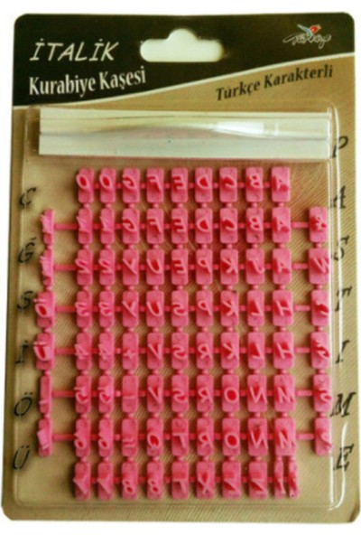 Pasta Works Italik Kurabiye ve Şeker Hamuru Yazı Kaşesi Türkçe Karakterli Pasta Works Italik Kurabiye ve Şeker Hamuru Yazı Kaşesi Türkçe Karakterli
