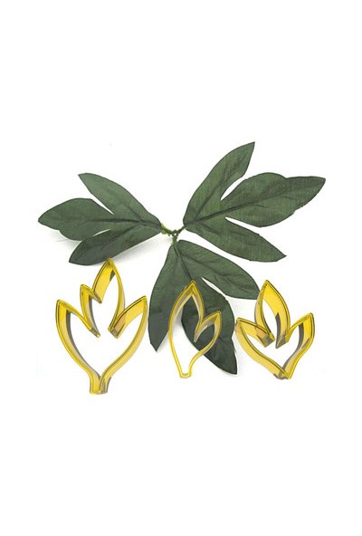 Pasta Works Şakayık Çiçek Yapım Seti 4'lü-Kurabiye Kalıbı