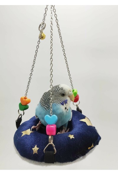 Pet Style Kuş Uyku Hamağı Salıncak Yumuşak Peluş Simit Uyku Yatağı