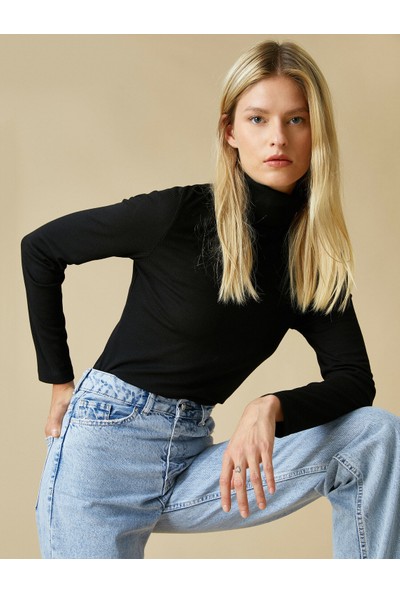 Koton Balikçi Yaka Fitilli Kazak