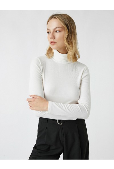 Koton Balıkçı Yaka Fitilli Kazak