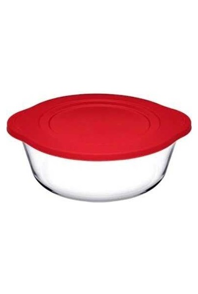 Paşabahçe 59001 Kapaklı 2100 cc Yuvarlak Borcam Tencere