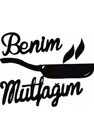 Gölge Ahşap 3mm Mutfak Duvar Süsü Seti Yazısı