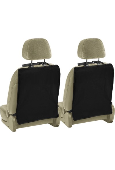 Go İthalat Araba Koltuk Arkası Koruyucu 2 Li Kılıf - Siyah