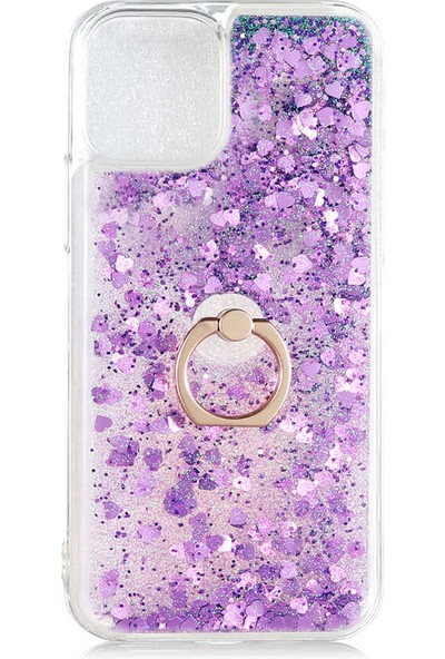 Kupa Apple iPhone 11 Kılıf Kamera Korumalı Simli Pullu Yüzüklü Sıvı Akışkan Darbe Korumalı Silikon Kapak Kupa Apple iPhone 11 Kılıf Kamera Korumalı Simli Pullu Yüzüklü Sıvı Akışkan Darbe Korumalı Silikon Kapak