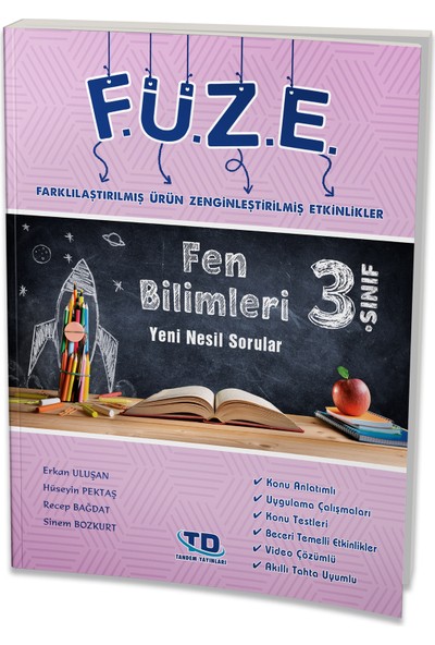 Tandem Yayınları F.u.z.e. 3. Sınıf Fen Bilimleri