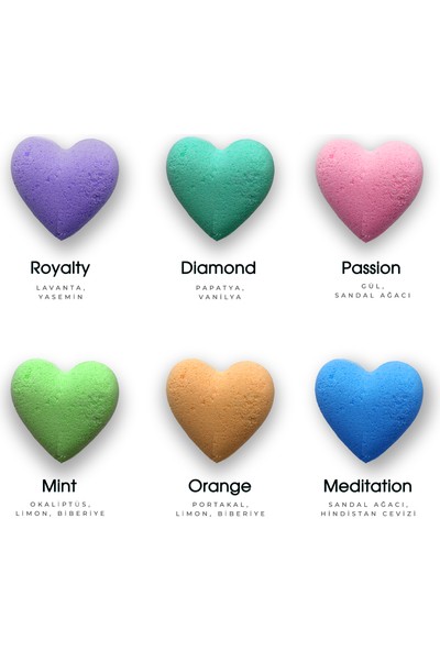 Melanistic Bath Bombs / Kalpli Banyo Topu – 6 x 60 gr