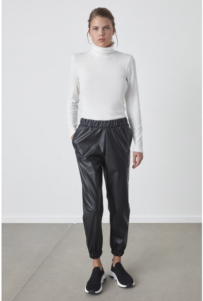 Penti Leather Look Thermal Jogger