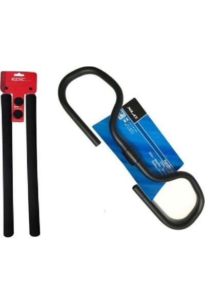 Xlc HB-C05 Mat Siyah Kelebek Gidon ve Epic Elcik Seti 31.8mm Xlc HB-C05 Mat Siyah Kelebek Gidon ve Epic Elcik Seti 31.8mm