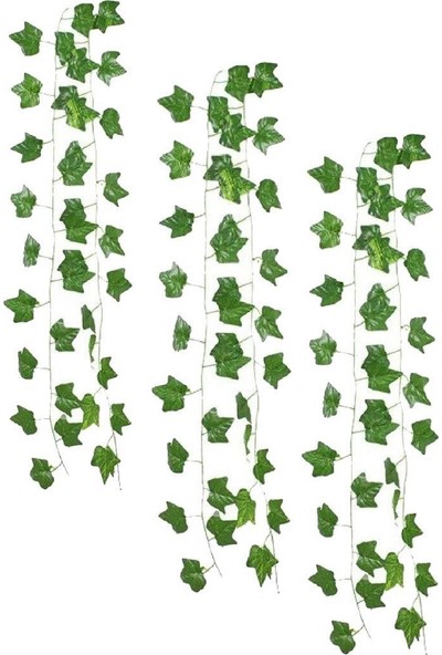 Dekoratif Yeşil Yapraklı Yapay Sarmaşık 230 cm