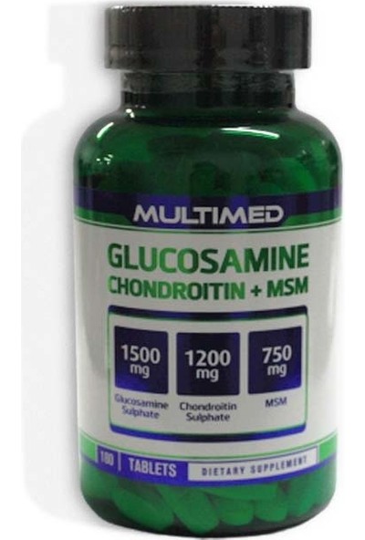 Multimed Glucosamine Chondroıtın+Msm 180 Tablet Multimed Glucosamine Chondroıtın+Msm 180 Tablet