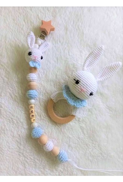 Toys City Tavşan Emzik Çıngırak Set